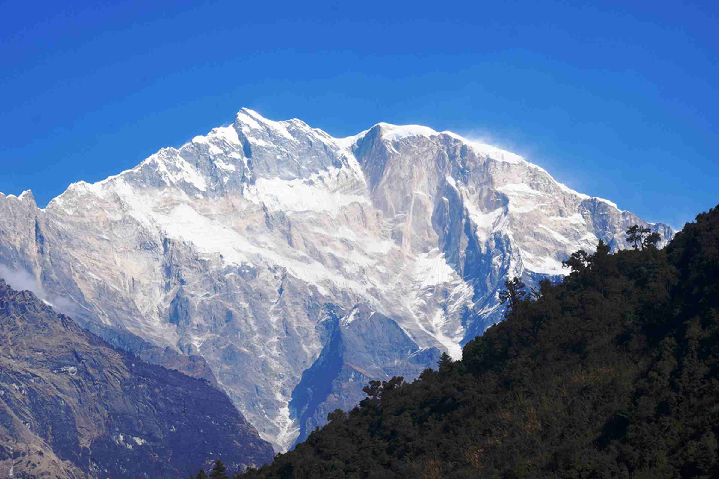 Clear blue skies high up in the Himalayas (Photo Gallery) - Nepal ...