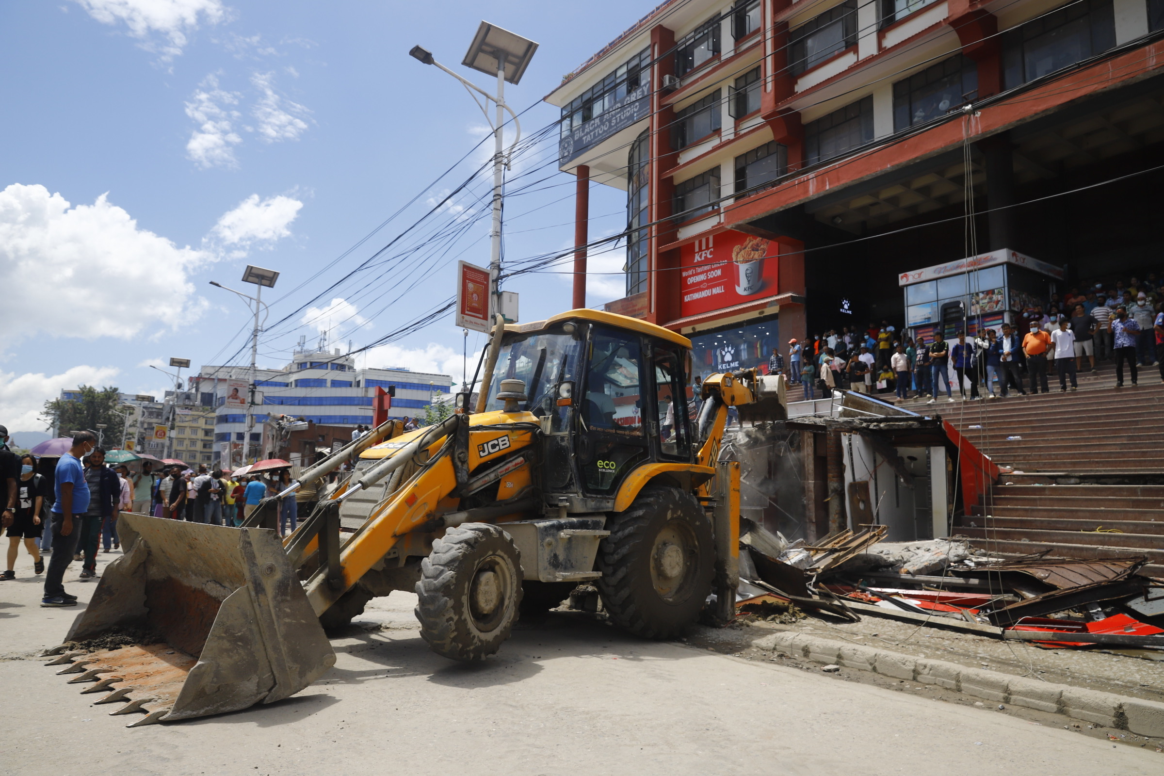 Balen Shah goes around town with bulldozer (Photo Gallery) - Nepal ...