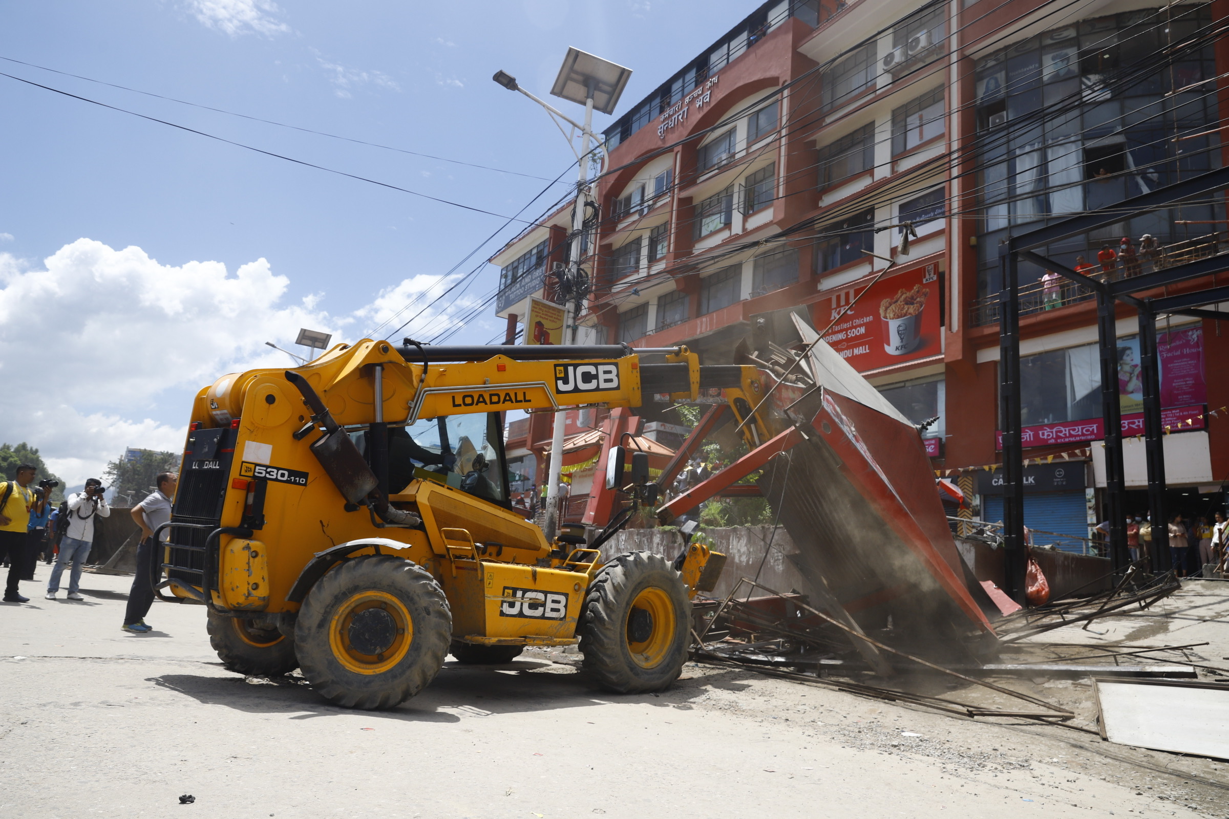 Balen Shah goes around town with bulldozer (Photo Gallery) - Nepal ...