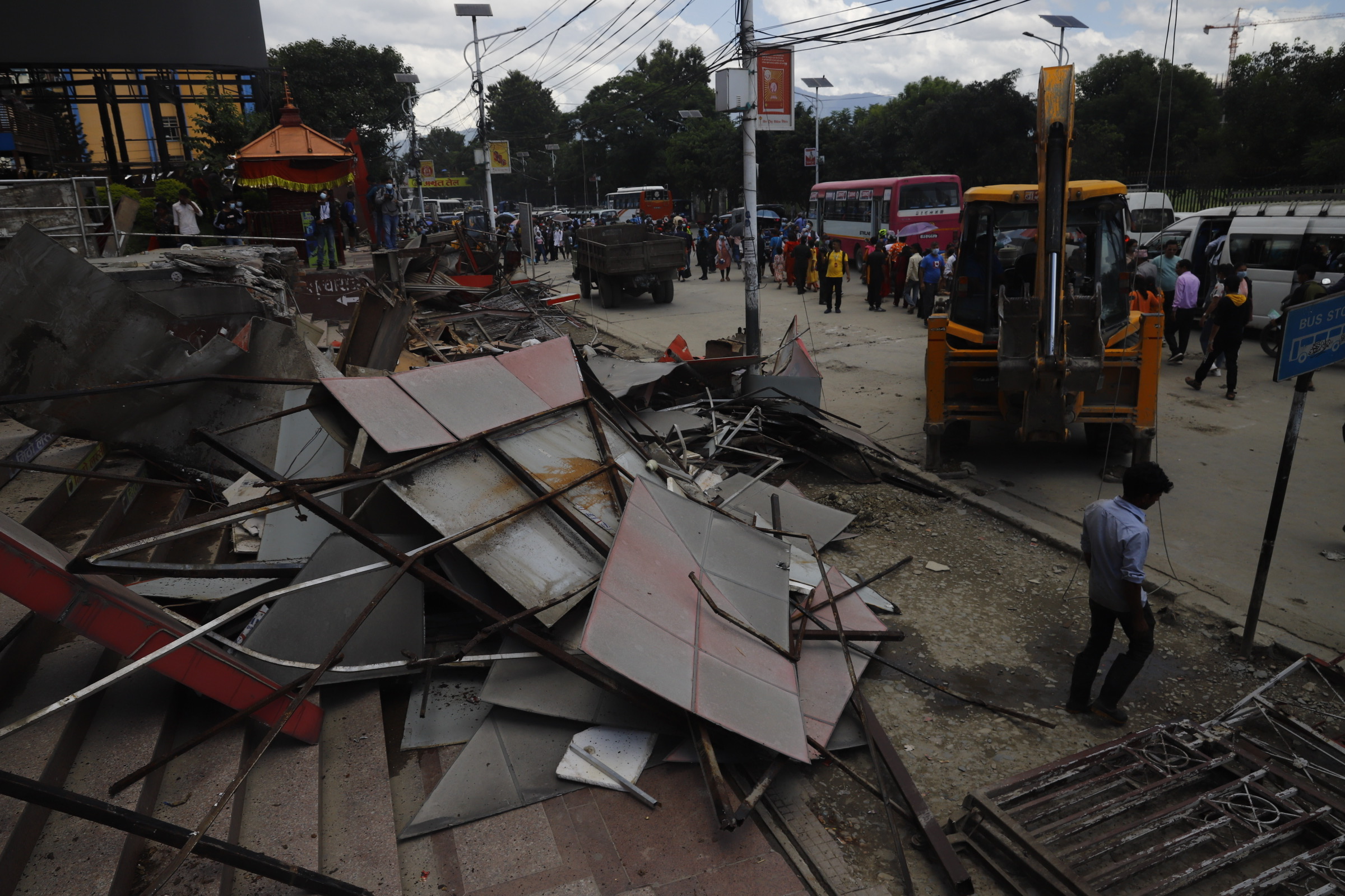 Balen Shah goes around town with bulldozer (Photo Gallery) - Nepal ...