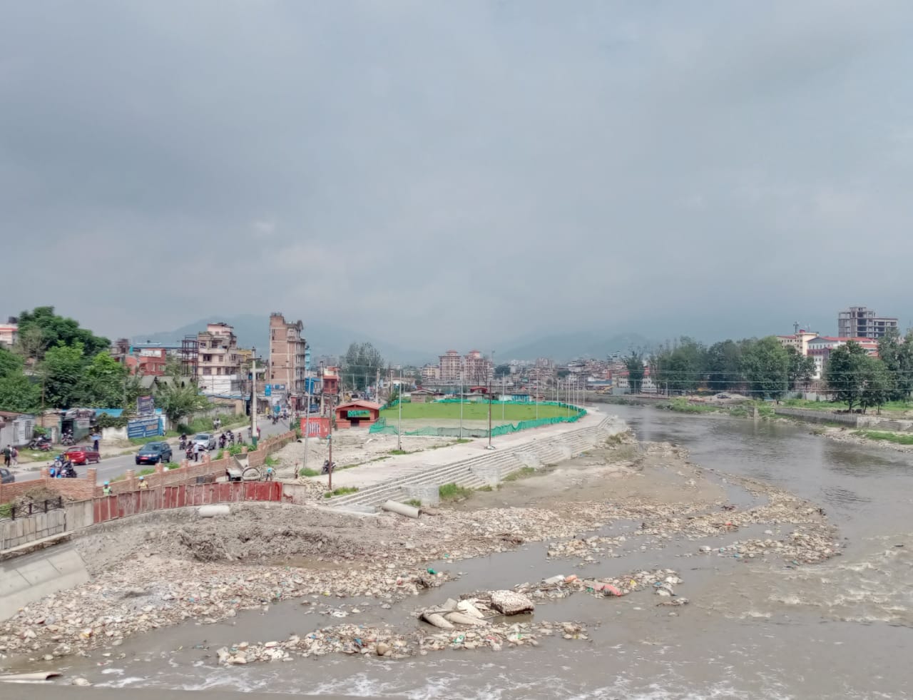 Beautification of Bagmati banks - it's finally beginning to happen ...