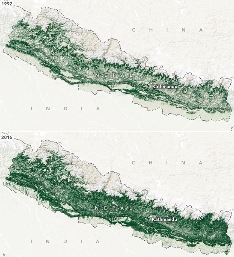 NASA explains how Nepal regenerated its forests - Nepal Minute :: Nepal ...