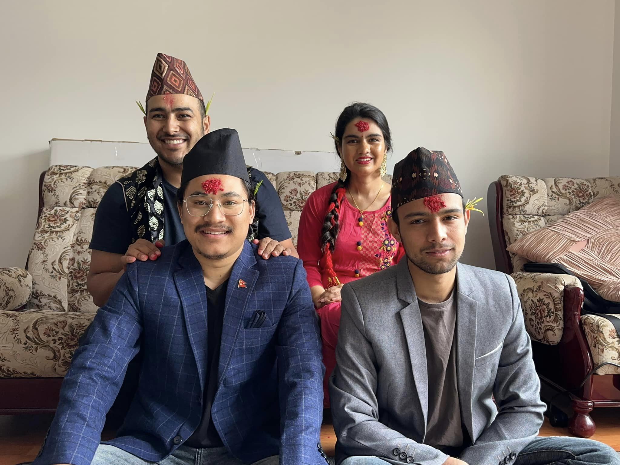 Nepalis around the world receive Teeka, marking Bada-Dashain (Photo ...